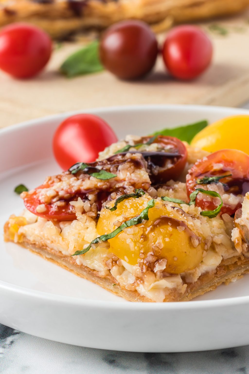 Easy Caprese Tart | Easy Recipes From Home