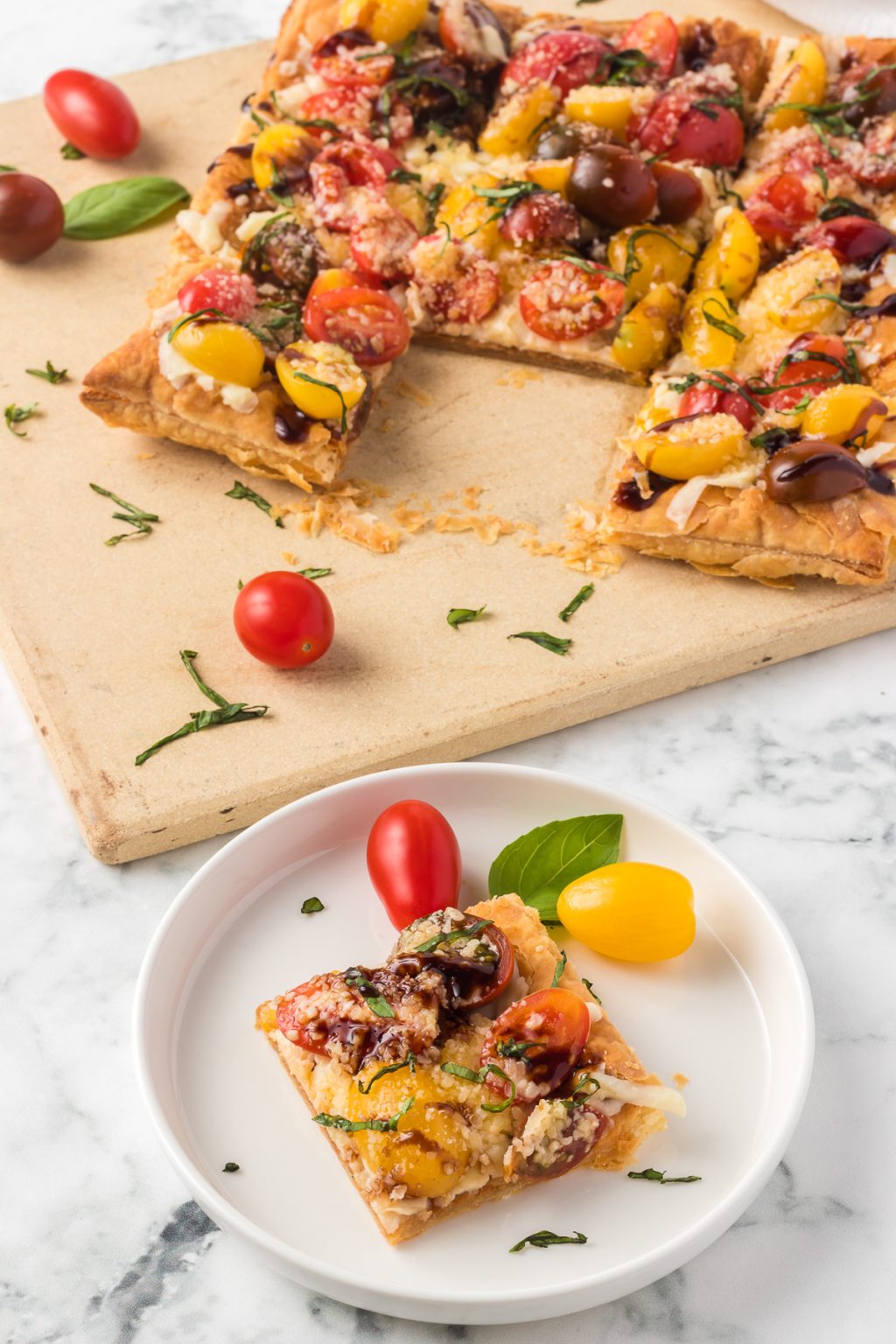 Easy Caprese Tart | Easy Recipes From Home