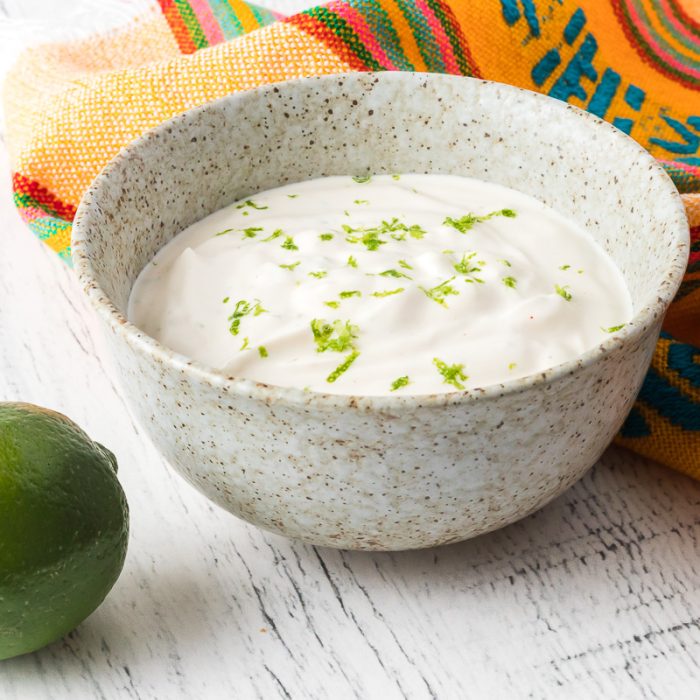 Lime Crema for Your Favorite Mexican Dishes! | Easy Recipes From Home